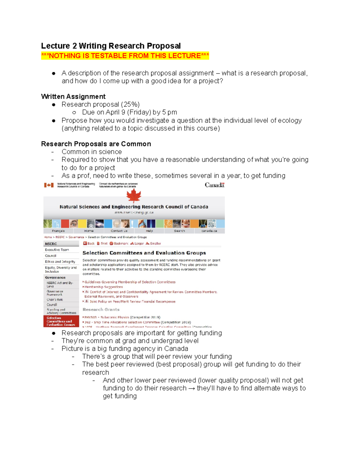 Lecture 2 Writing Research Proposal - Lecture 2 Writing Research ...