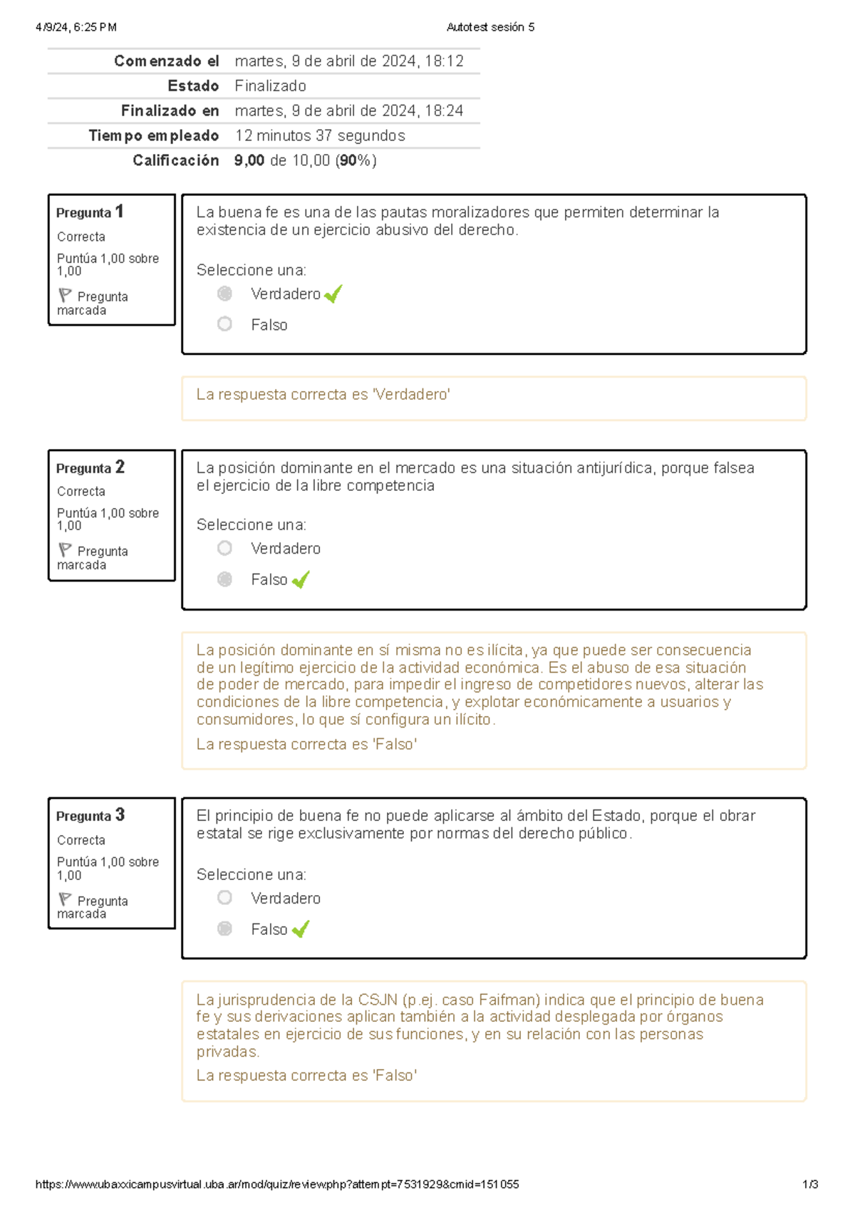 Autotest sesión 5 - oiuytrew - 4/9/24, 6:25 PM Autotest sesión 5 - Studocu