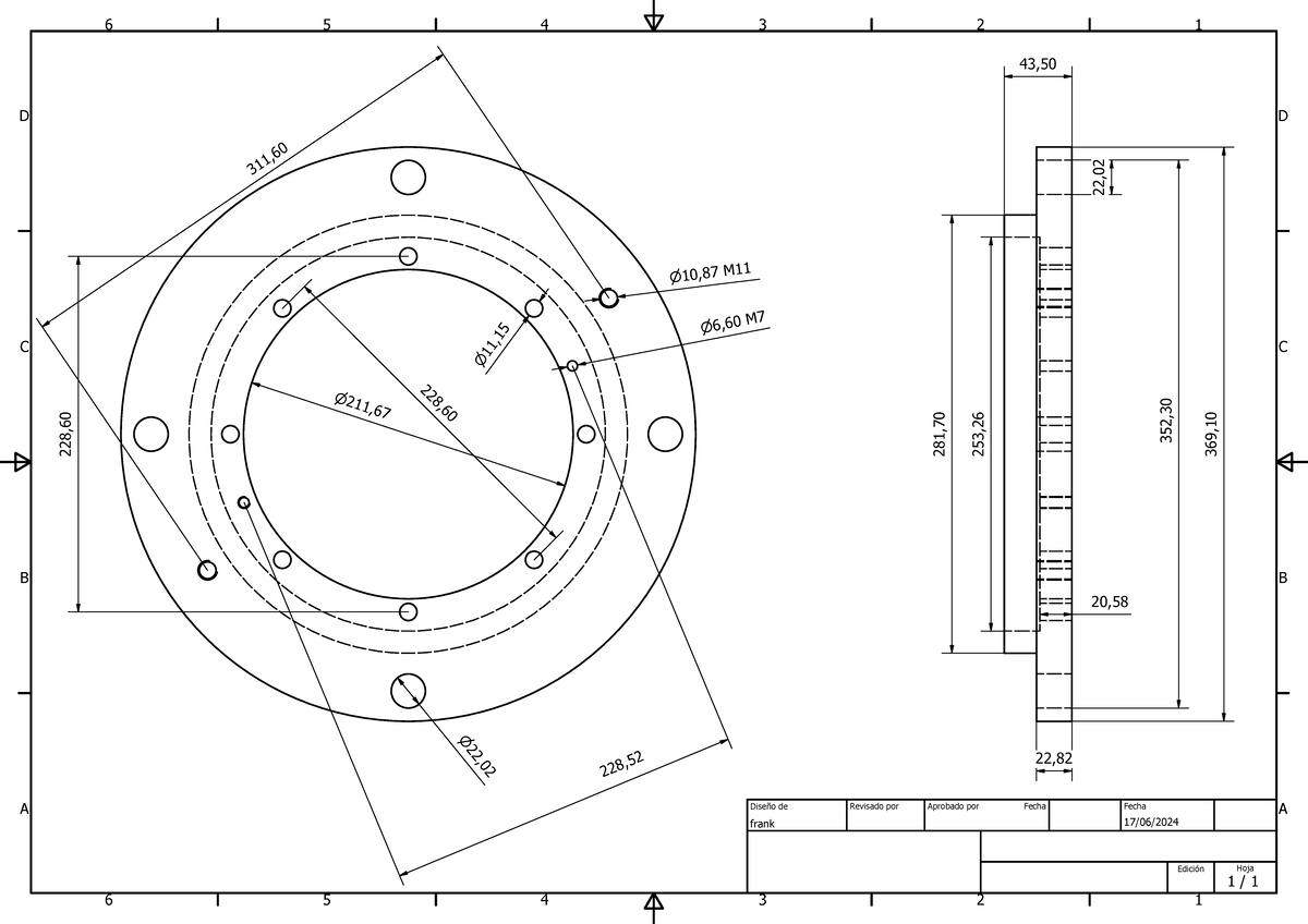 Brida - Dibujo Básico - AB 6 AB CD CD - 43,50 22, n211,67 frank Diseño ...