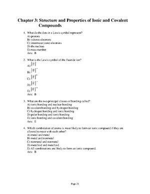 Ch 4 part 1: Chemical Bonding - Chapter 3: Structure and Properties of Ionic and Covalent bonds ...