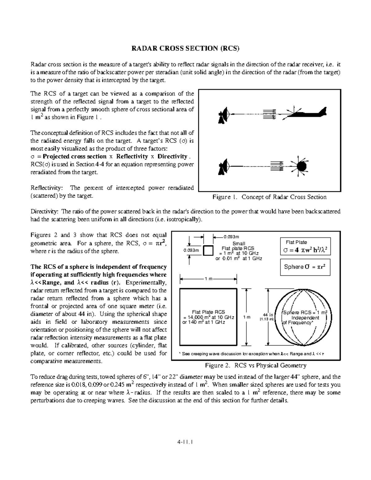 4.11 Radar Cross-Section (RCS) - Radar imaging - PoliMi - Studocu