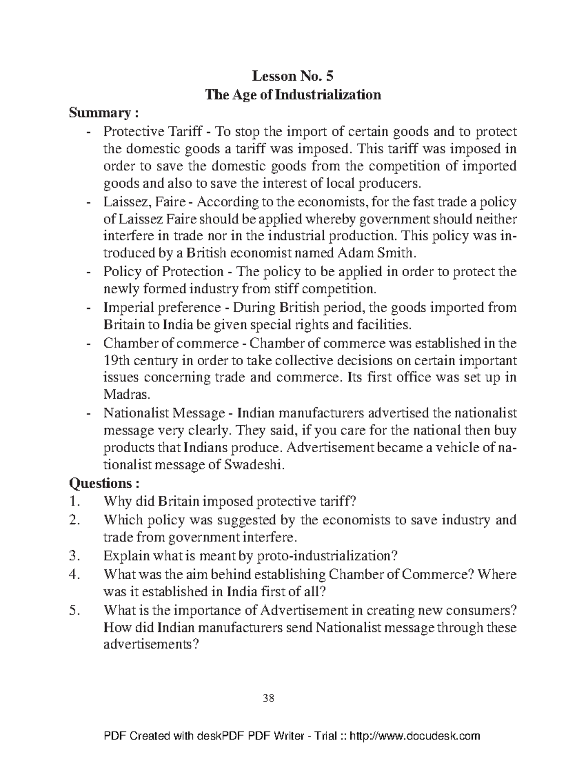 10 social science history the age of industrialization key 1 eng - 38 ...