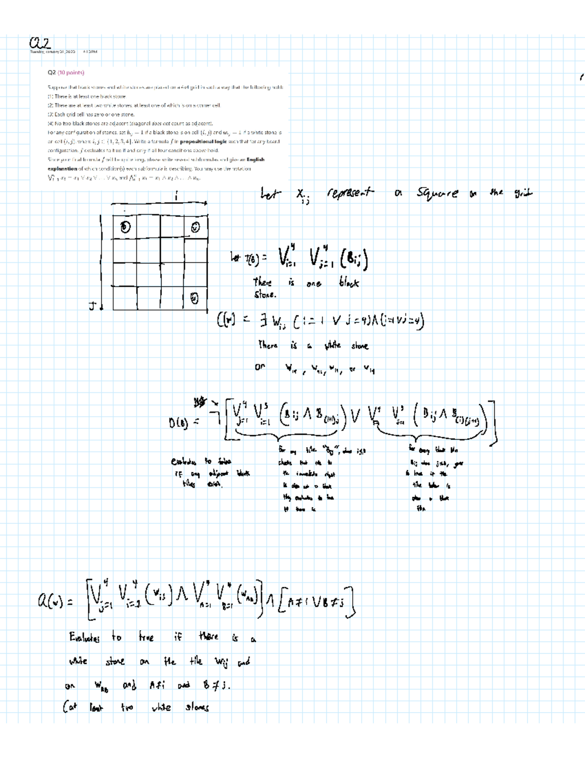 Assignment 1 Question 2 - Math 240 - Tuesday, January 31, 2023 4:13 PM ...