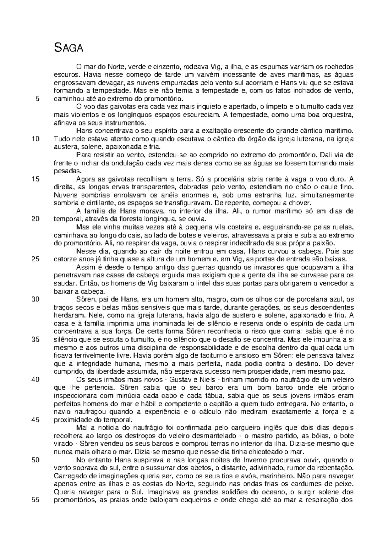 Saga-texto-integra W - livros e resumosgratis - SAGA O mar do Norte ...