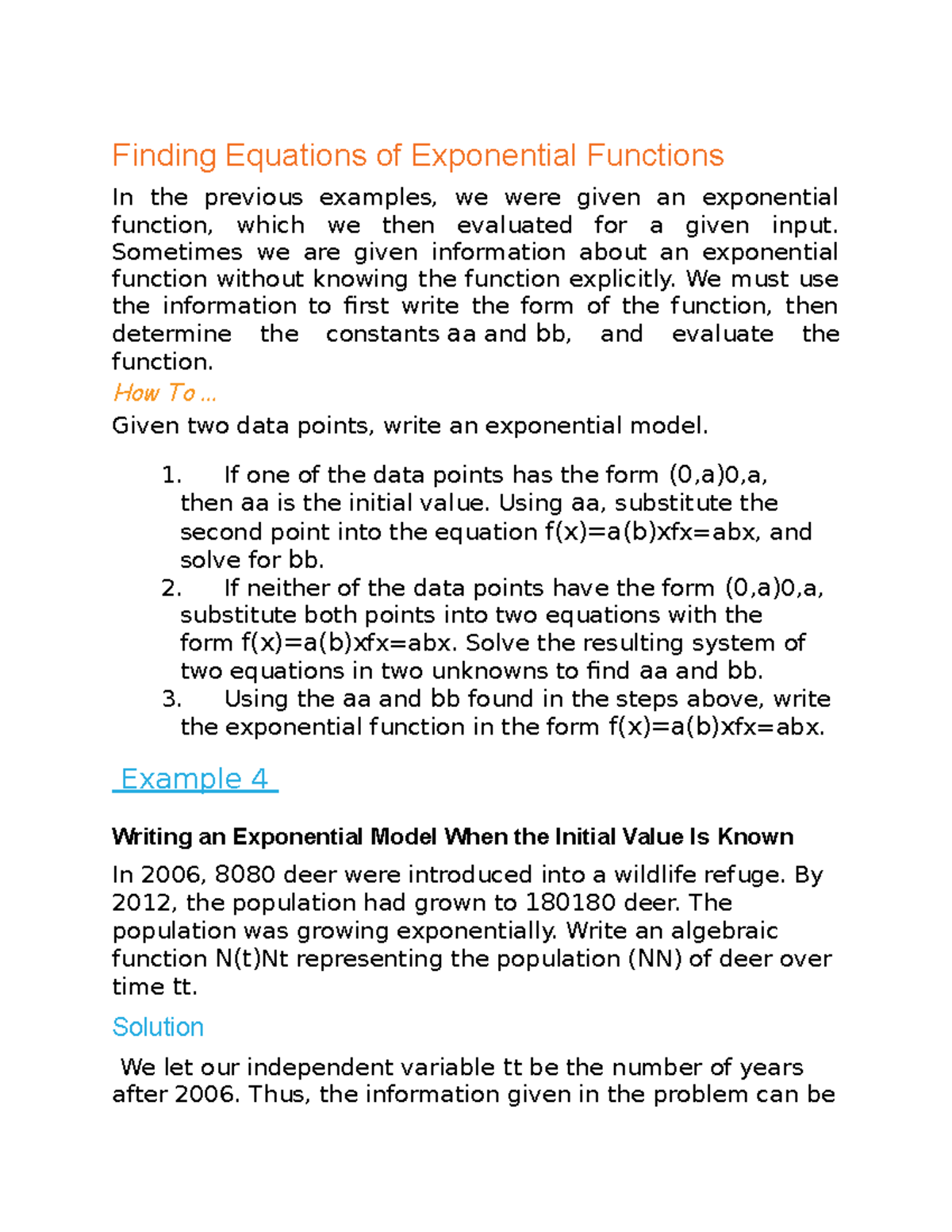 2-2 Reading and Participation Activities Exponential Functions 3 ...