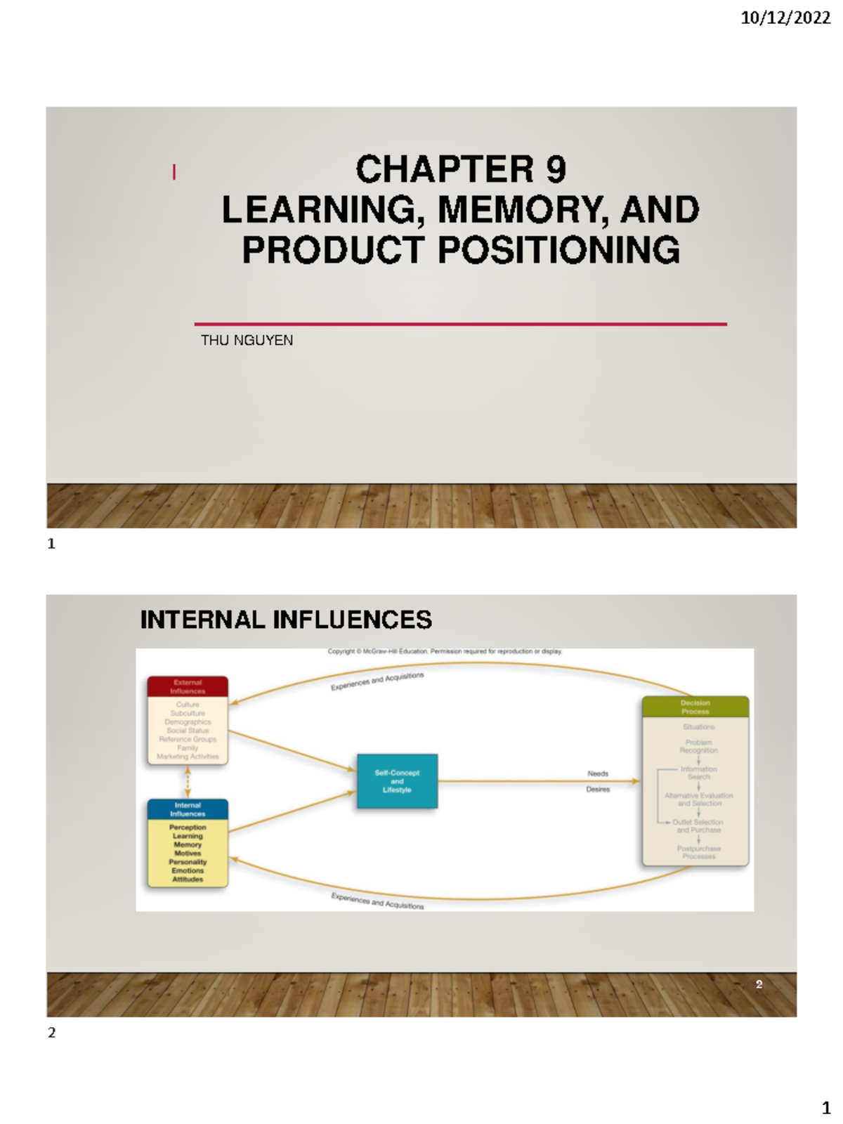 Chap 9 - Presentation for chap 9 of Consumer Behavior - CHAPTER 9 LEARNING, MEMORY, AND PRODUCT ...