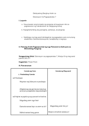 Matatag-DEMO-DLP - DLP - Demonstration Teaching for MATATAG Curriculum ...