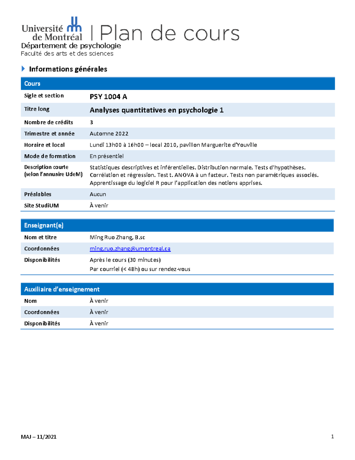 Plan Cours Analyses Quantitatives - FacultÈ des arts et des sciences ...