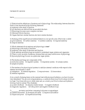 IB 1108 L10 Cell Structure - PRE-LAB QUESTIONS Identify three major similarities and differences ...