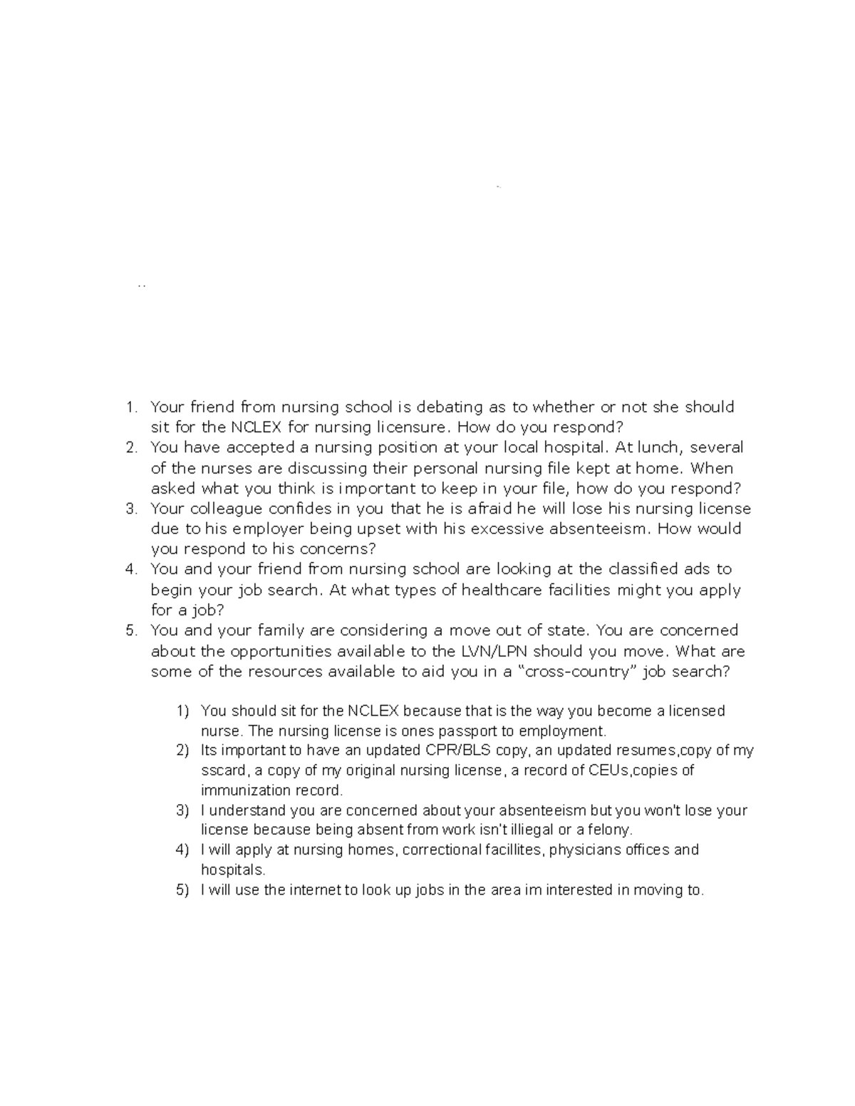 Case study 1 - Leadershp vocational - Jonta Benton 03/21/ Vocational ...