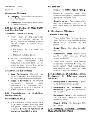Psych 4 - Psy 4 - 1. Individual Selection - here, natural and sexual ...