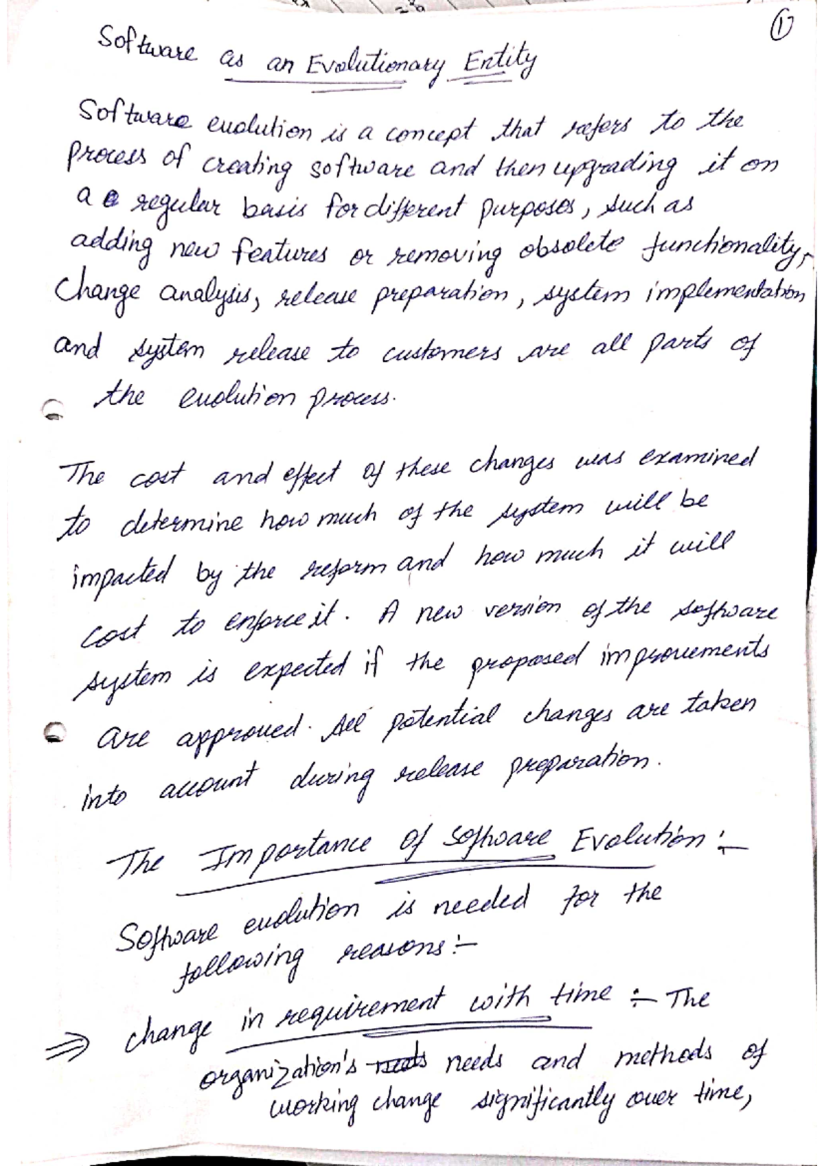 Unit-5 Software Maintenance - Software Engineering - Studocu