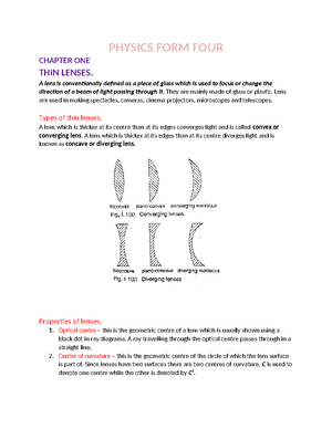 Physics form 1 notes - INTRODUCTION TO PHYSICS The primary school ...