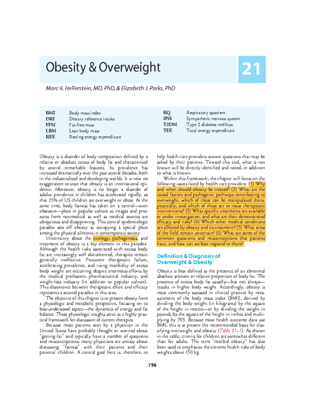 “Obesity chapter mh clin endo gardner(1)”的副本 - 796 21 Obesity ...