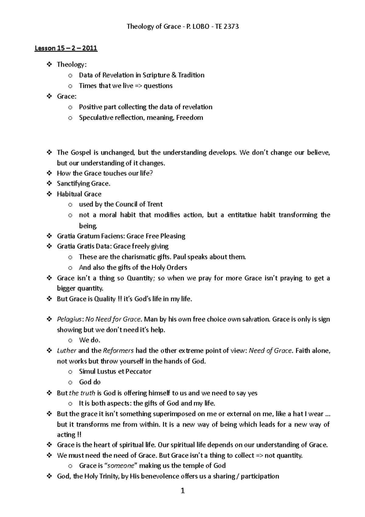 GRACE: GOD’S LIFE IN US – THE AUTHENTIC LIFE OF OUR HUMAN SPIRIT Exam ...