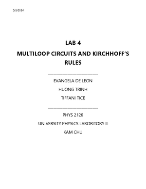Lab 4 tables - Lab 4 - 𝑉 1 = 9 𝑉 E 1 =V 1 = Battery 𝐸 2 = 6 𝑉 E 2 =V 2 ...