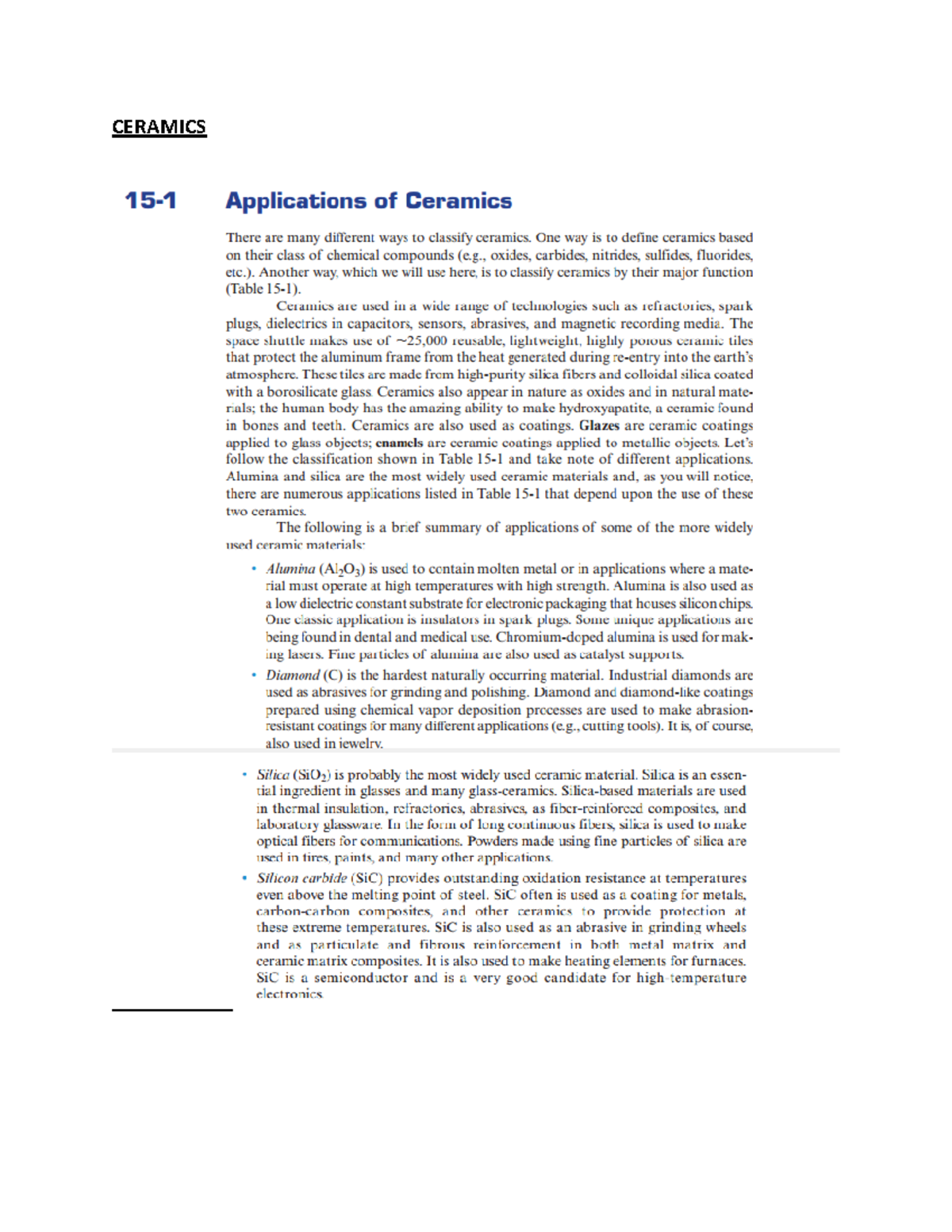 Ceramics - nice notes on material science - Solid mechanics - CERAMICS ...