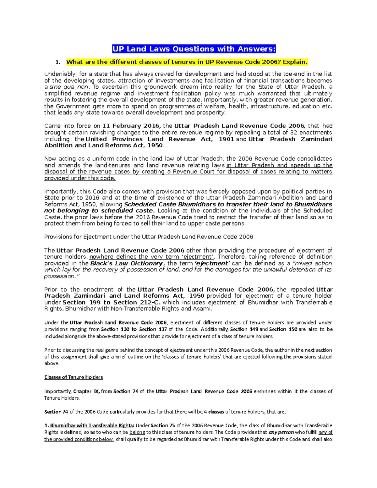 CCS University LLB Muslim Law Notes (Complete Subject) - Home3 Semester ...