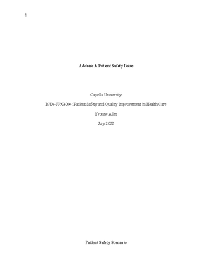 BHA-FPX4004 Assessment 2-1 - Risk Management Policy and Procedure ...