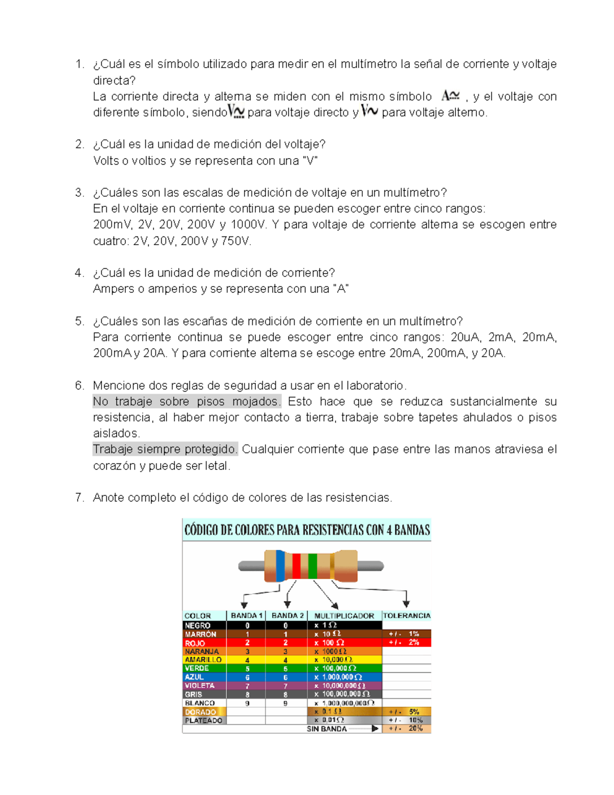 Cuál es el símbolo utilizado para medir en el multímetro la señal de ...