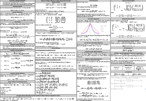 Cheat Sheet - Summary Numerical Analysis I - MA2213 Finals Cheatsheet ...