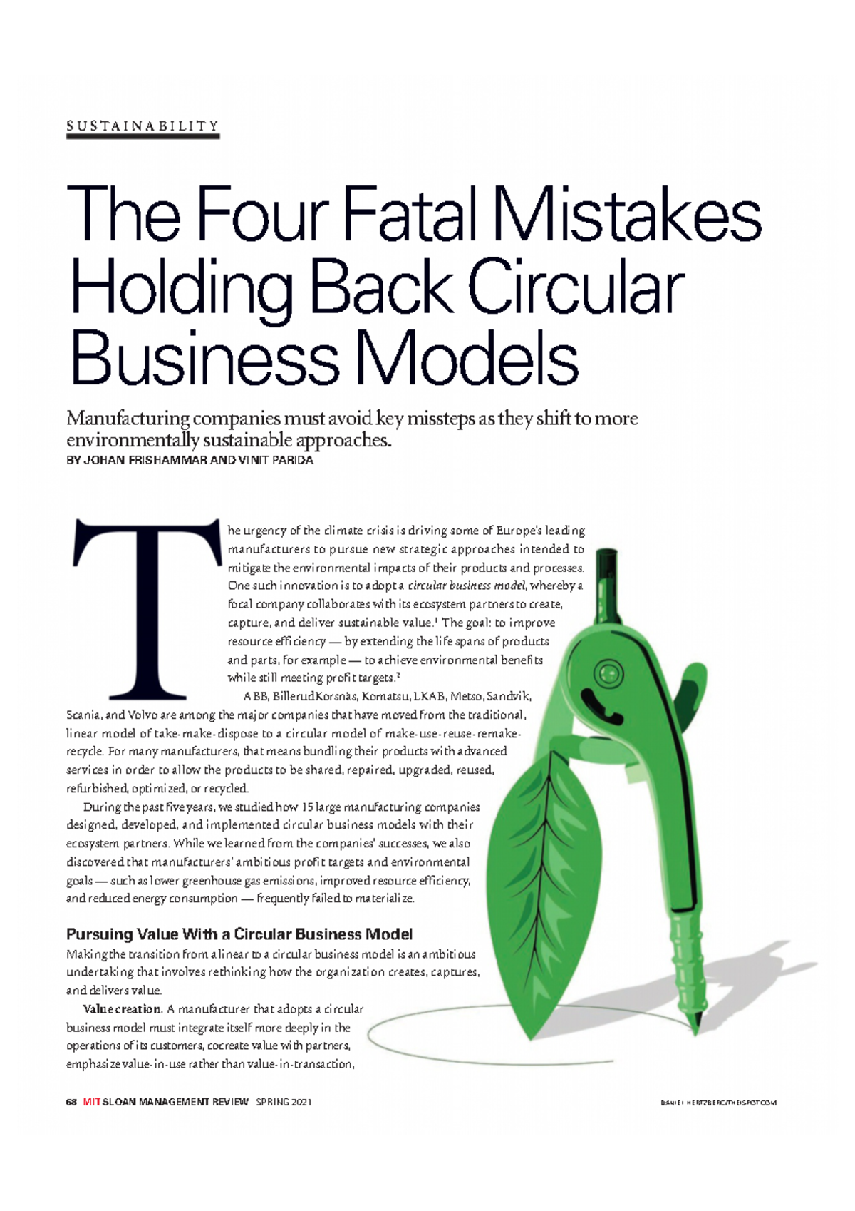 The four fatal mistakes holding back circular business models - 68 MIT ...