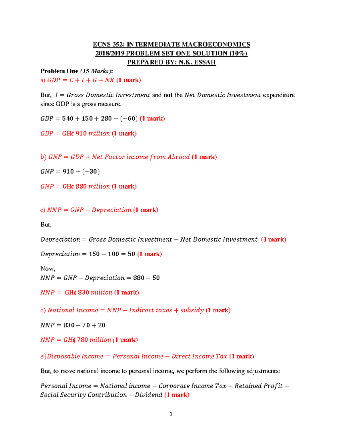 Intermediate Macro Problem 1 Solution - Warning: TT: undefined function ...