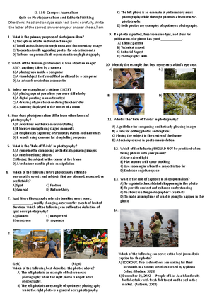Quiz in Column Writing and Copy - Quiz in Column Writing, CopyReading ...
