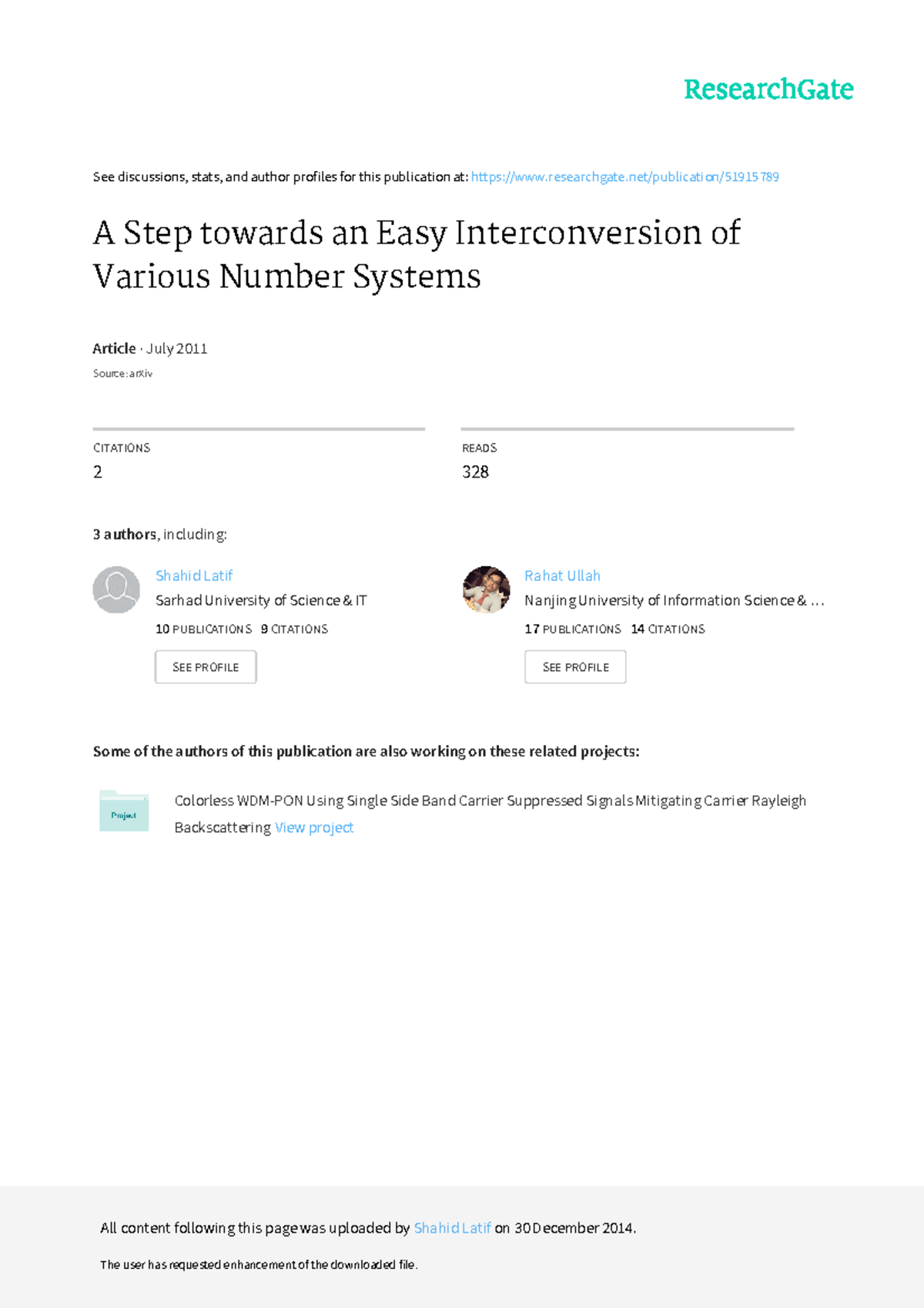 A Step Towards An Easy Interconversion Of Various See Discussions a-step-towards-an-easy-interconversion-of-various-see-discussions