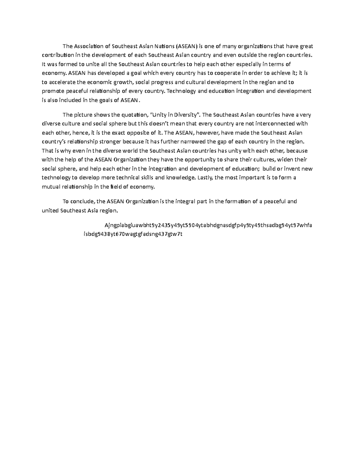 Photo Analysis - essay - The Association of Southeast Asian Nations ...