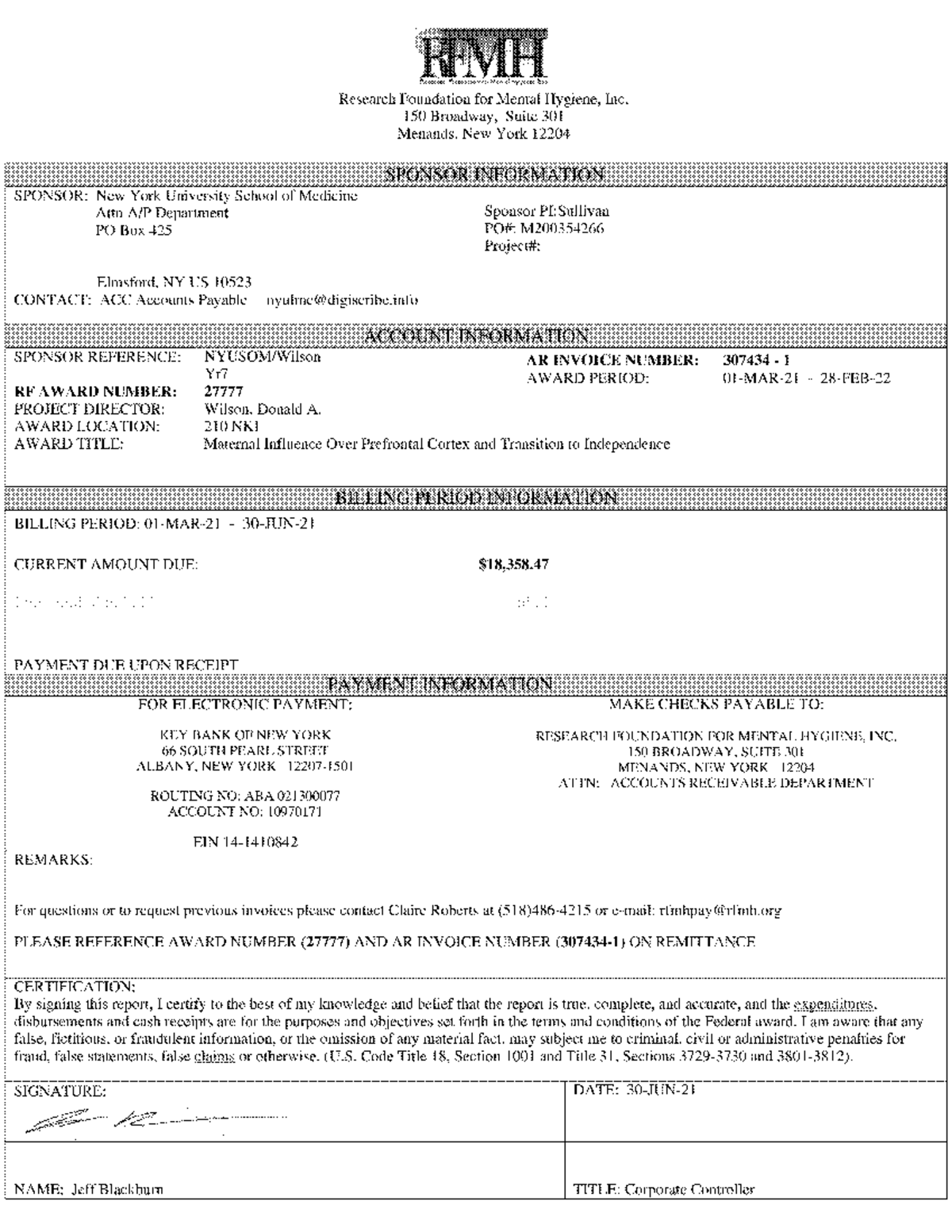 Inv June 21 -113052 -RFMH - BLAW510 - Studocu