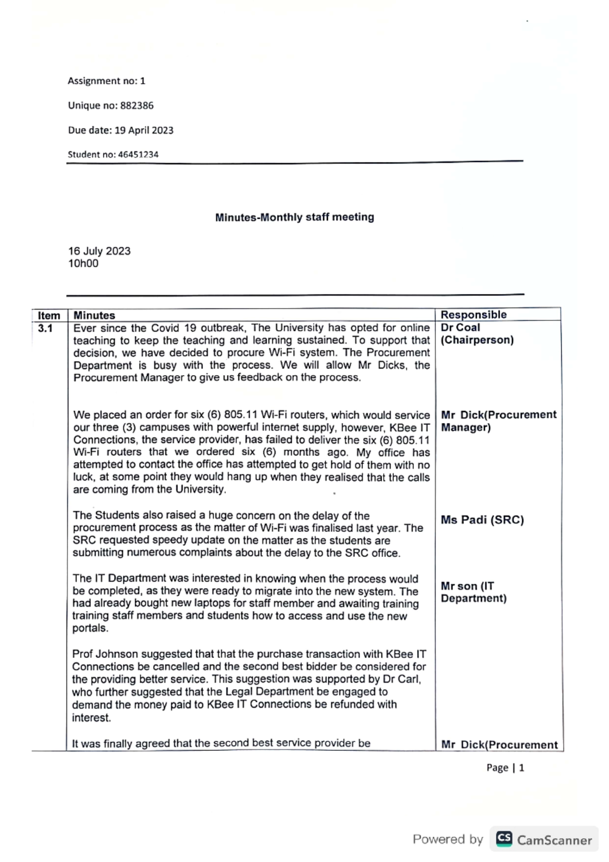 ENN Assignment 1 - essay - ENN1504 - Studocu