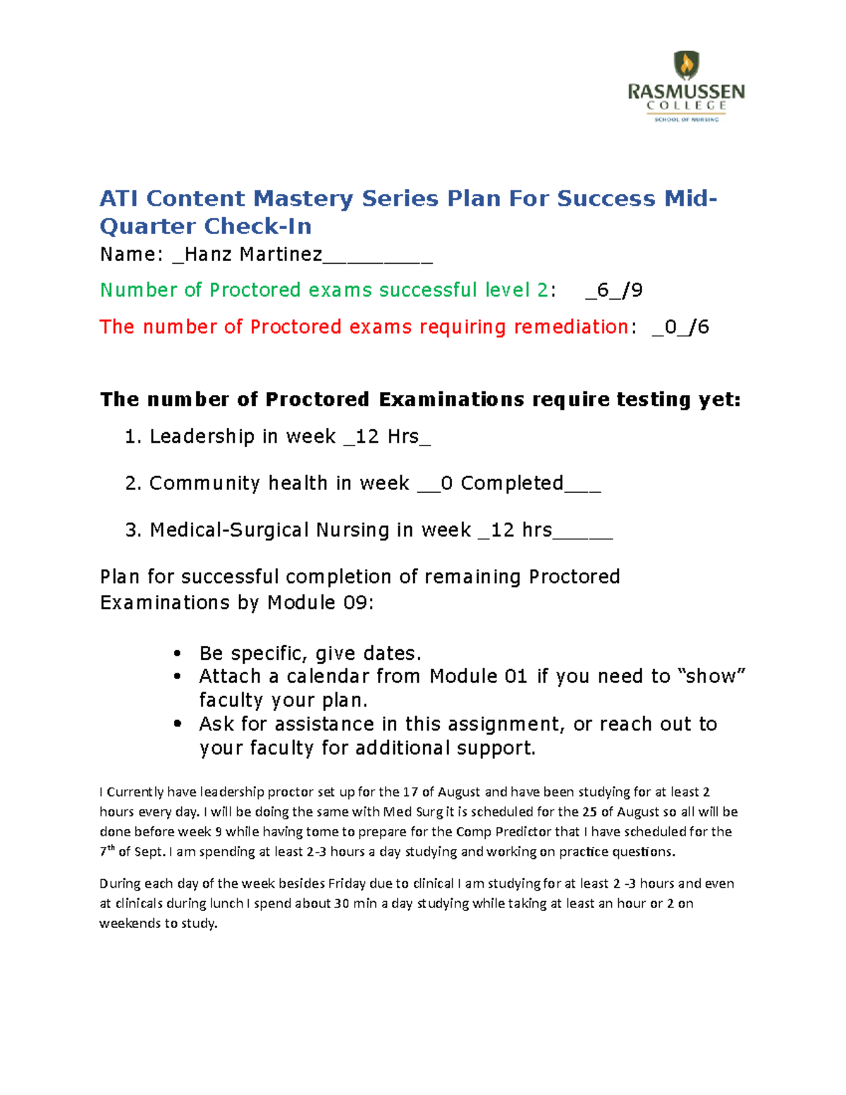 HMartinez NUR2989 Module 06 Assignment Template - ATI Content Mastery ...