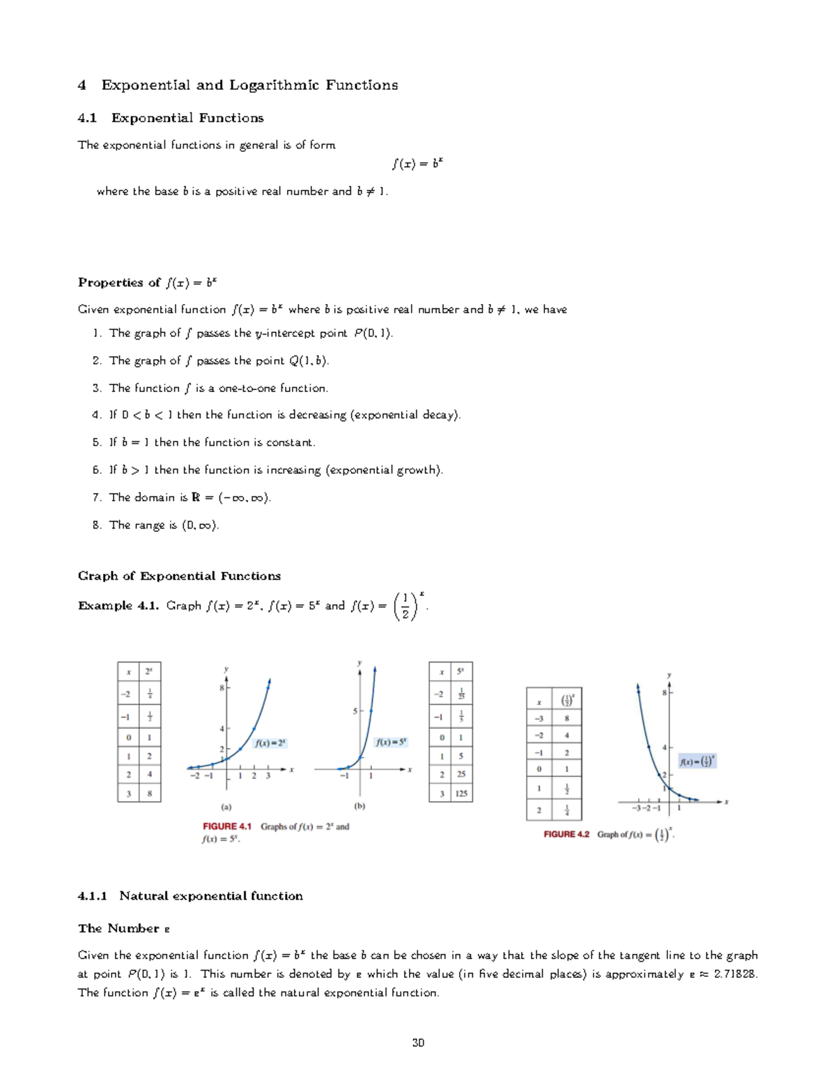 130 notes in class ch - chapter 4 - log - 4 Exponential and Logarithmic ...