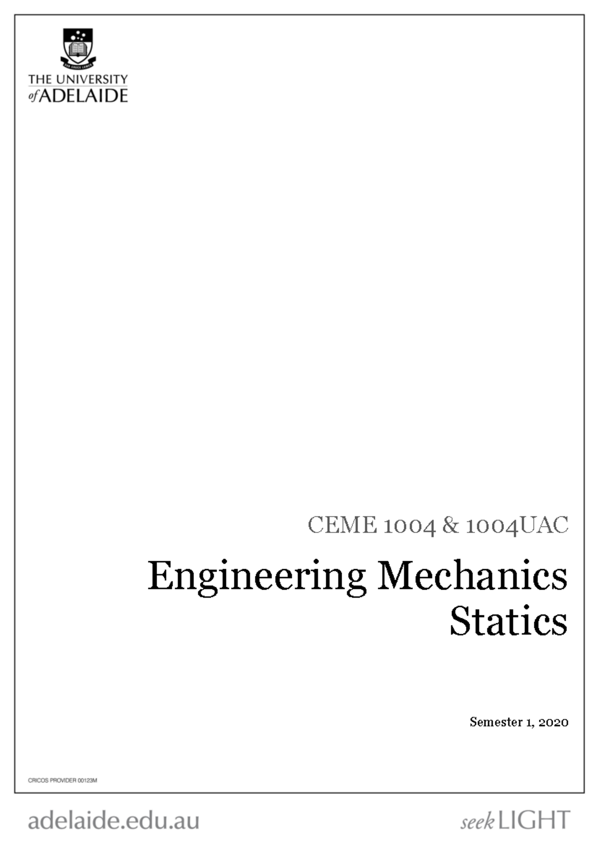 2020 Statics Course Notes Ceme 1004 Warning Tt Undefined Function 32 Warning Tt