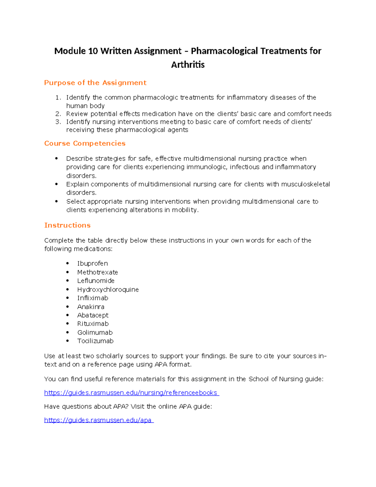 NUR2356 Module 10 Assignment 1220 - Module 10 Written Assignment ...