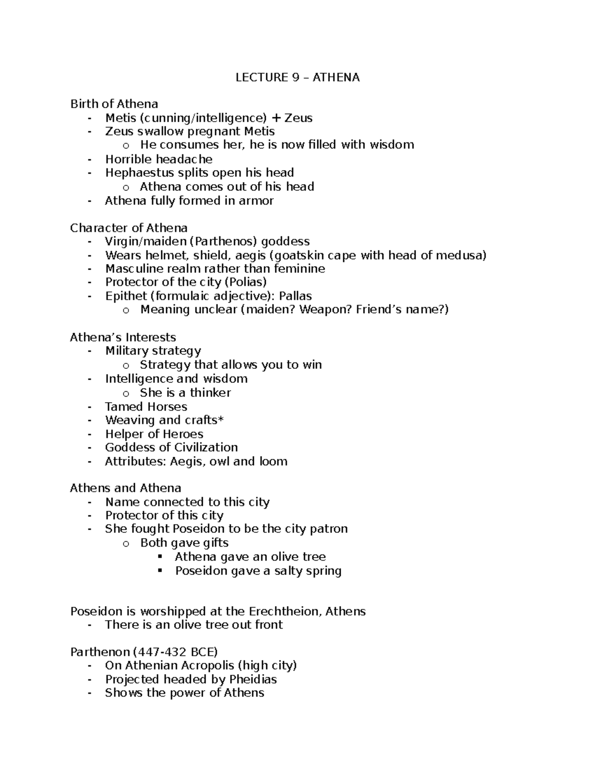 Lecture 9 - athena - Dr. Theodora Kopestonsky - LECTURE 9 – ATHENA ...