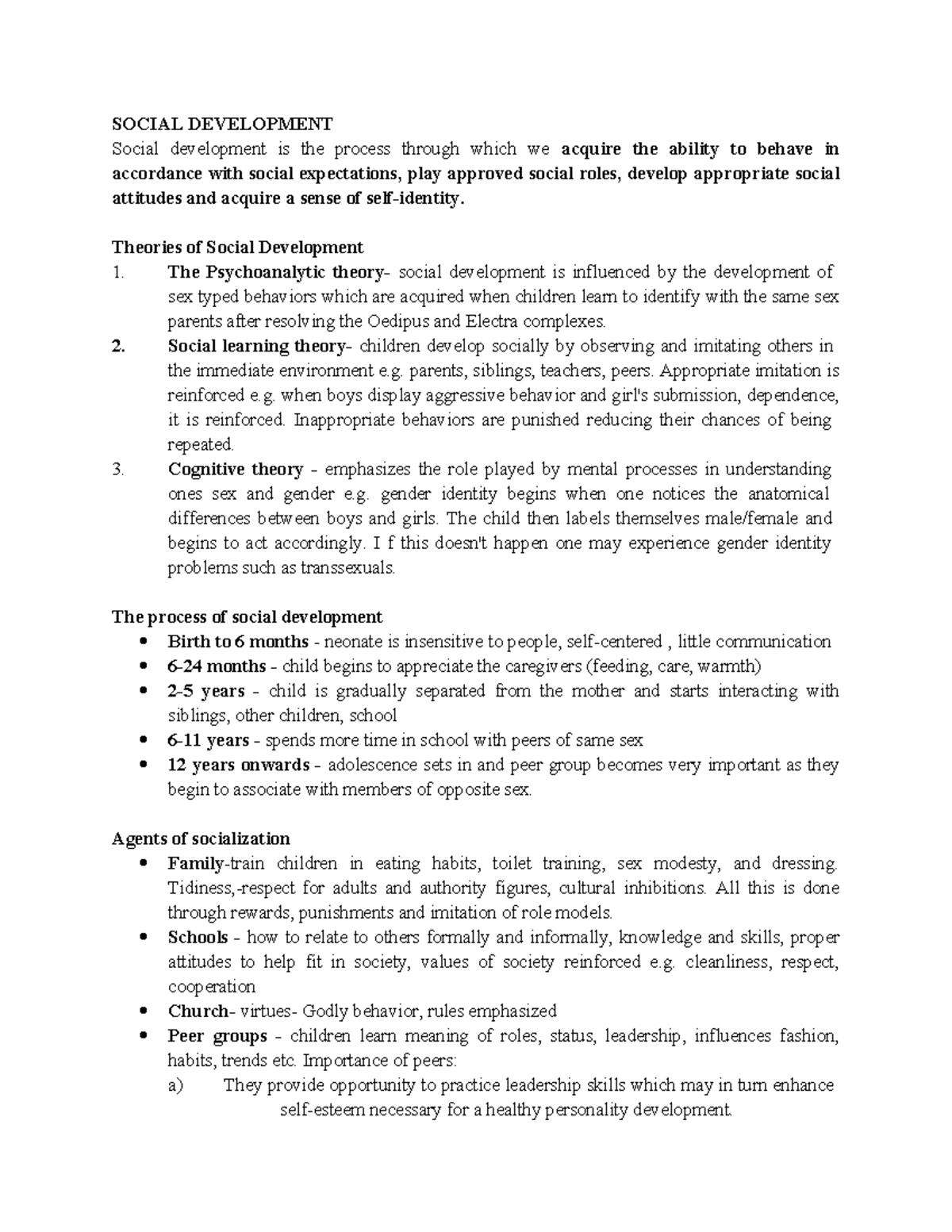 Social Development - communication - SOCIAL DEVELOPMENT Social ...