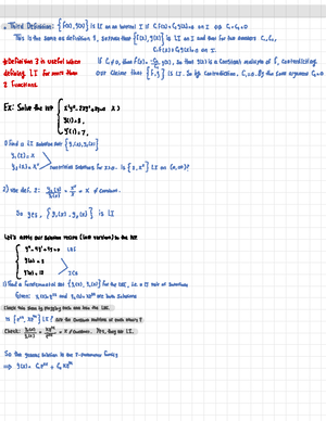 Unit 3 Set 2 - Differential equations notes and examples - · The method ...