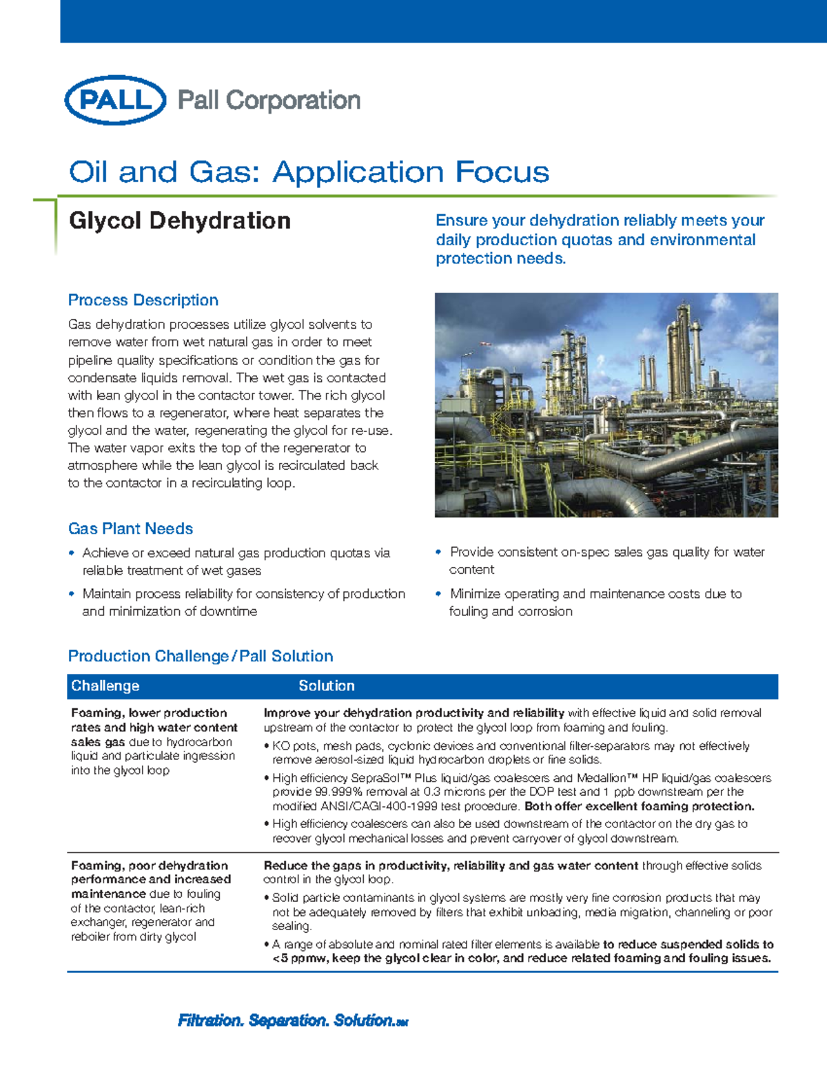 Oil Gas Glycol Dehydration Jun23 - Oil and Gas: Application Focus ...