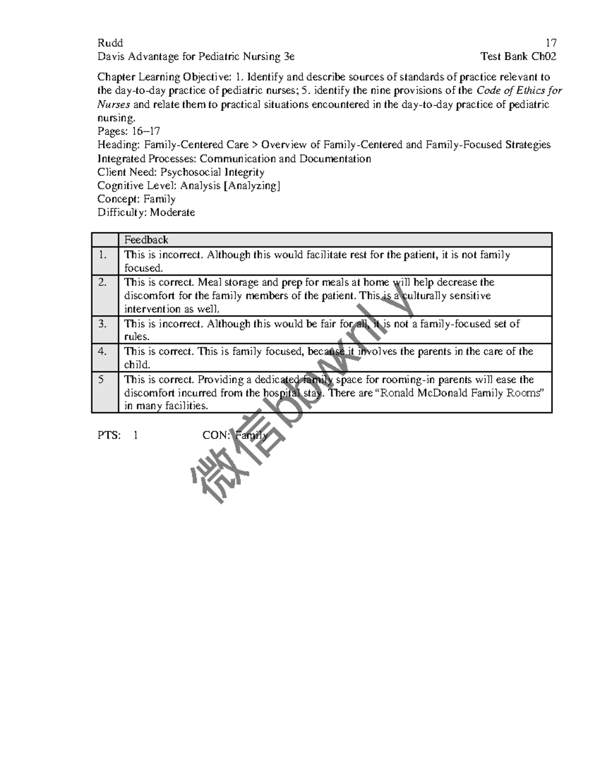 Test bank pediatric nursing critical components of nursing care 3rd ...