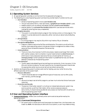 Lectures Operating Systems Concepts Final - Chapter 3 - Processes 3 ...