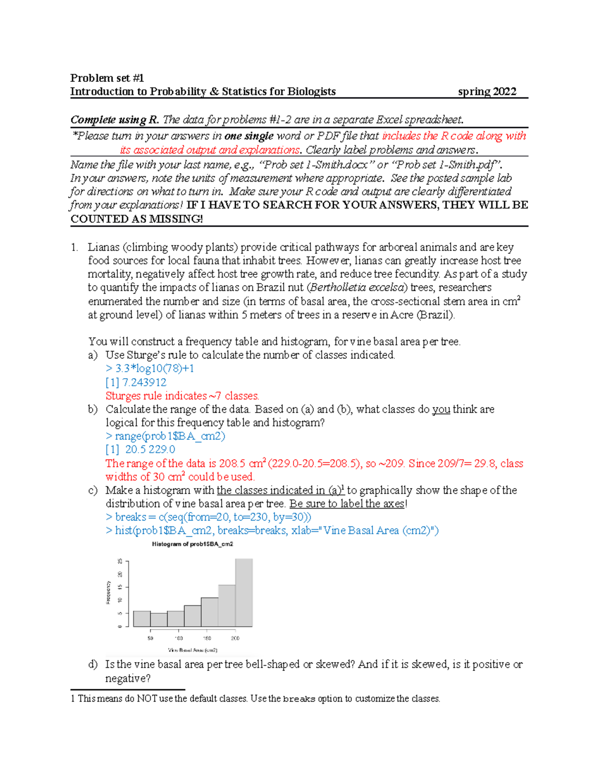Prob Set 1 - received full credit on this assignment - Problem set # Introduction to Probability ...