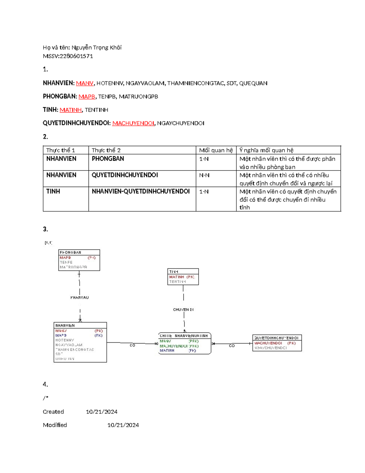 B5 BTVN 2280601571 Nguyen Trong Khois - Họ và tên: Nguyễn Trọng Khôi ...