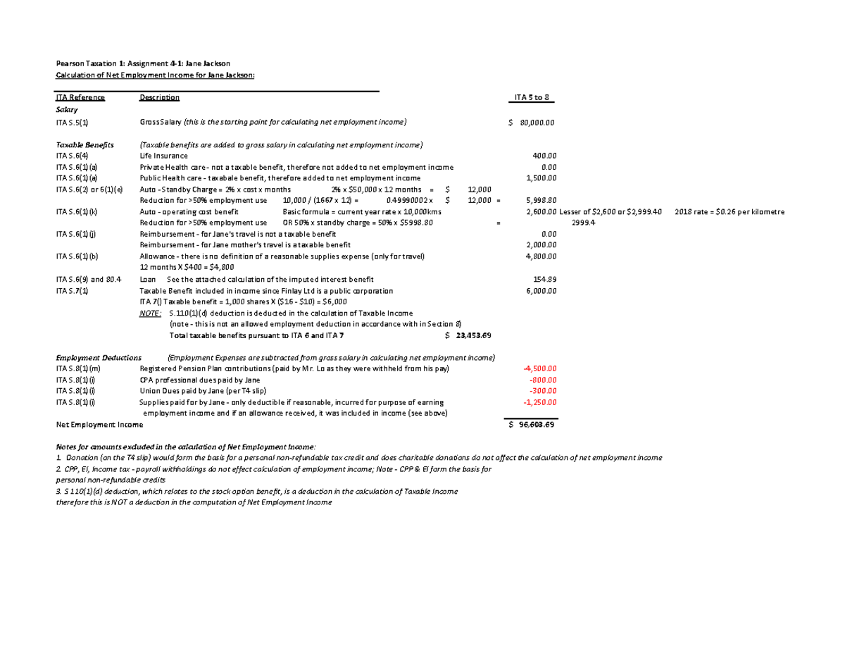 Assignment 1 Solution 1 Warning Tt Undefined Function 32 Pearson Taxation 1 Assignment 4 1