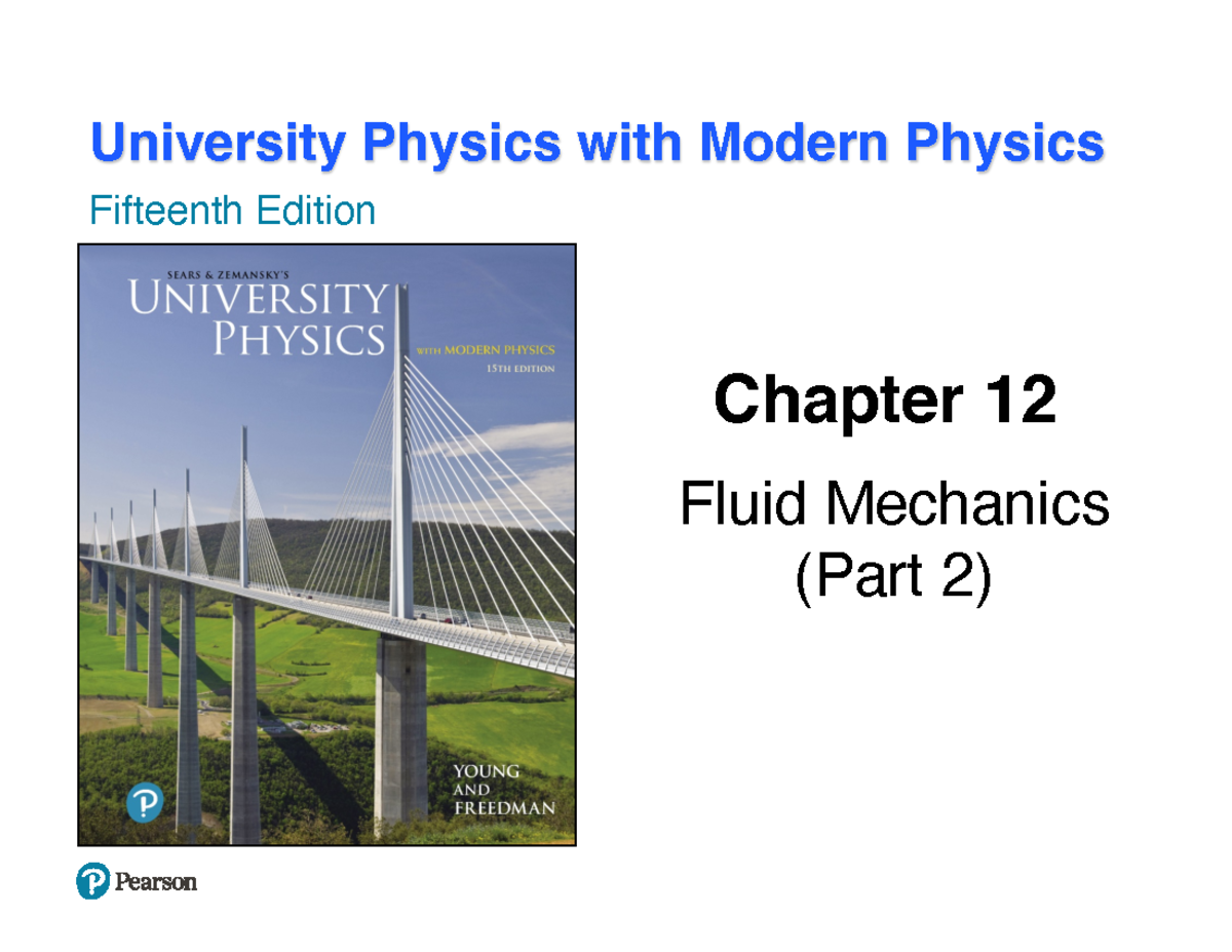 Chapter 12 Part 2 - University Physics with Modern Physics Fifteenth ...