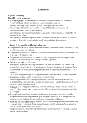 Anteckningar Perspektiv på lärande - Säljö, R. (2015). Lärande: en introduktion till perspektiv ...