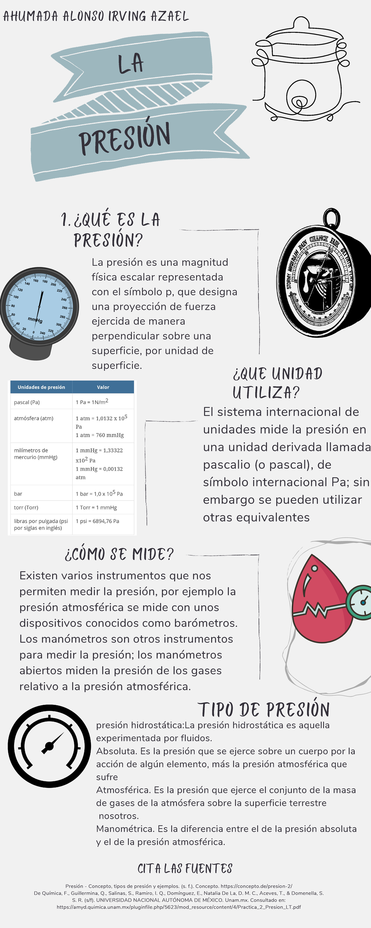 La presión - La presión es una magnitud física escalar representada con ...
