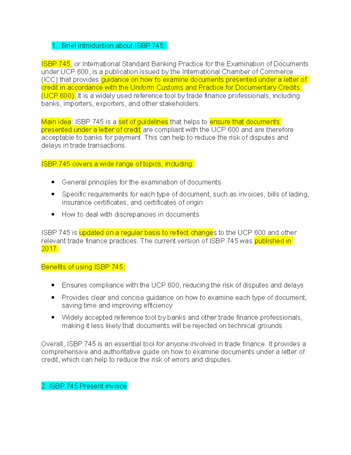 ISPB !@#$kjsdkahdkjha - Brief introduction about ISBP 745: ISBP 745, or ...