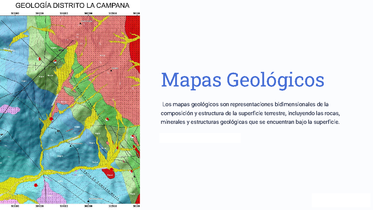 Mapas-Geologicos (1) edited - Mapas Geológicos Los mapas geológicos son representaciones - Studocu